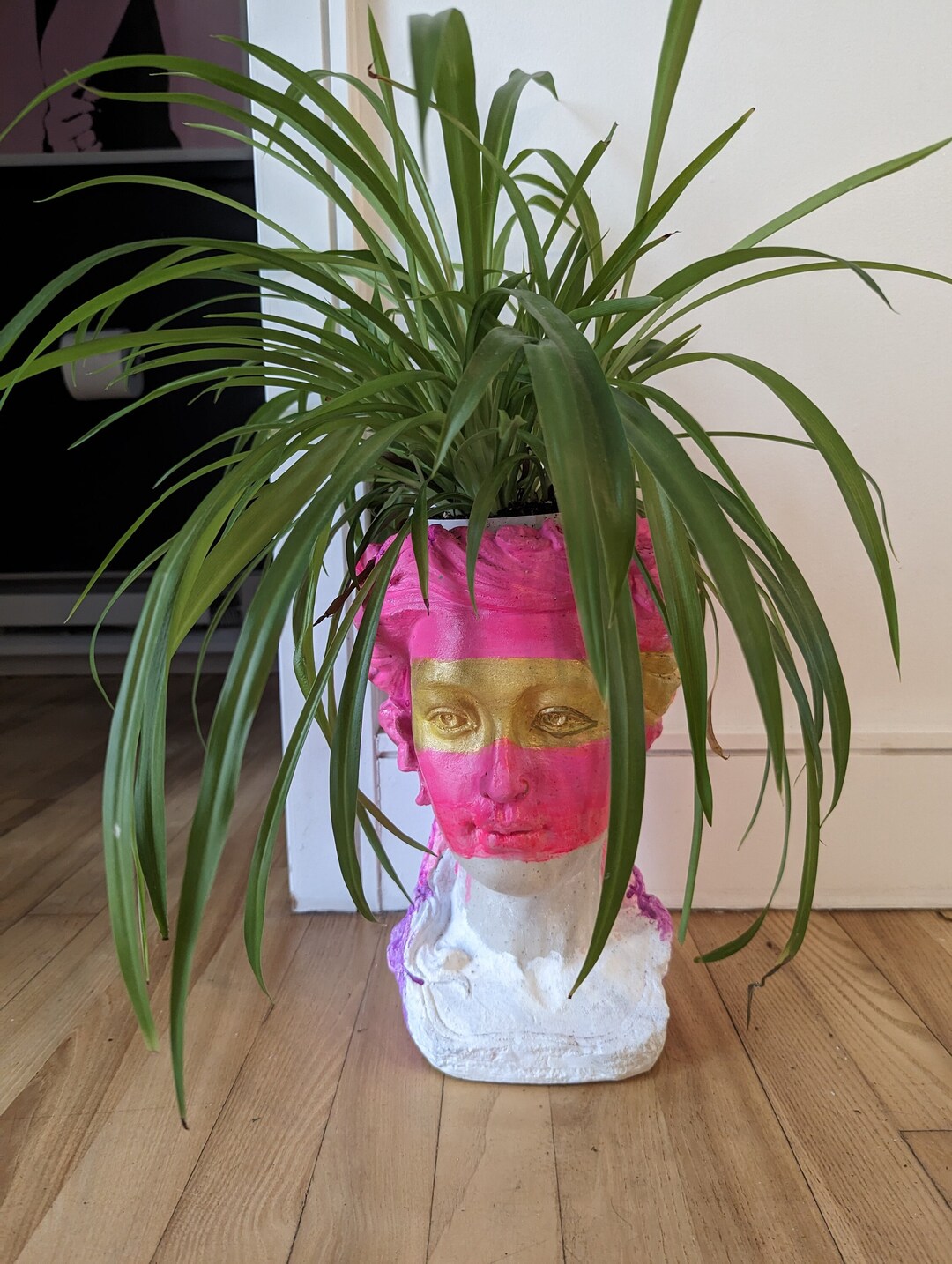 Custom & Hand Painted Bust - One of a Kind Greek Head Ceramic Sculpture ...