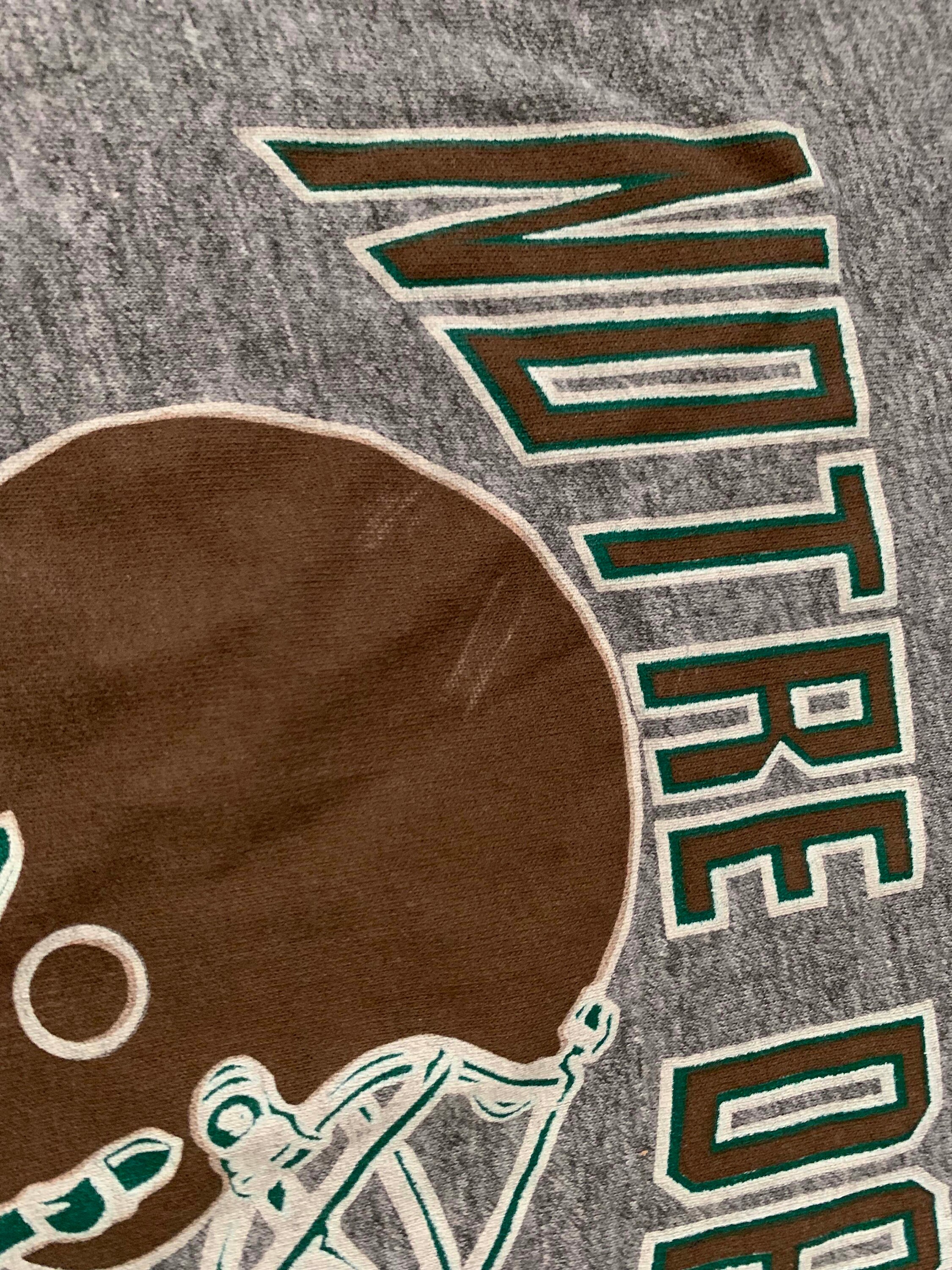 Vintage 1970s 80s Notre Dame Football graphic tee sold by Greg Clark ...