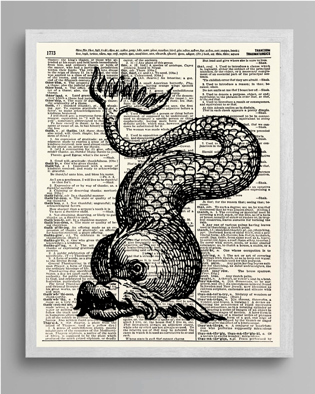 Vintage Dolphin Print, Dolphin, B&W Art, Ancient Dolphin Drawing Print ...