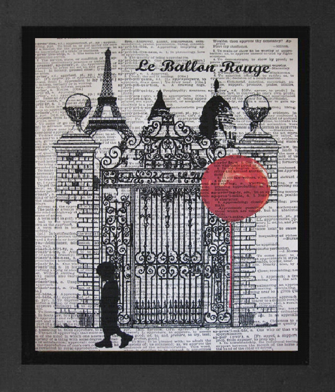 Movie-the Red Balloon" the Red Balloon Movie Art, Red Balloon Art, Move ...