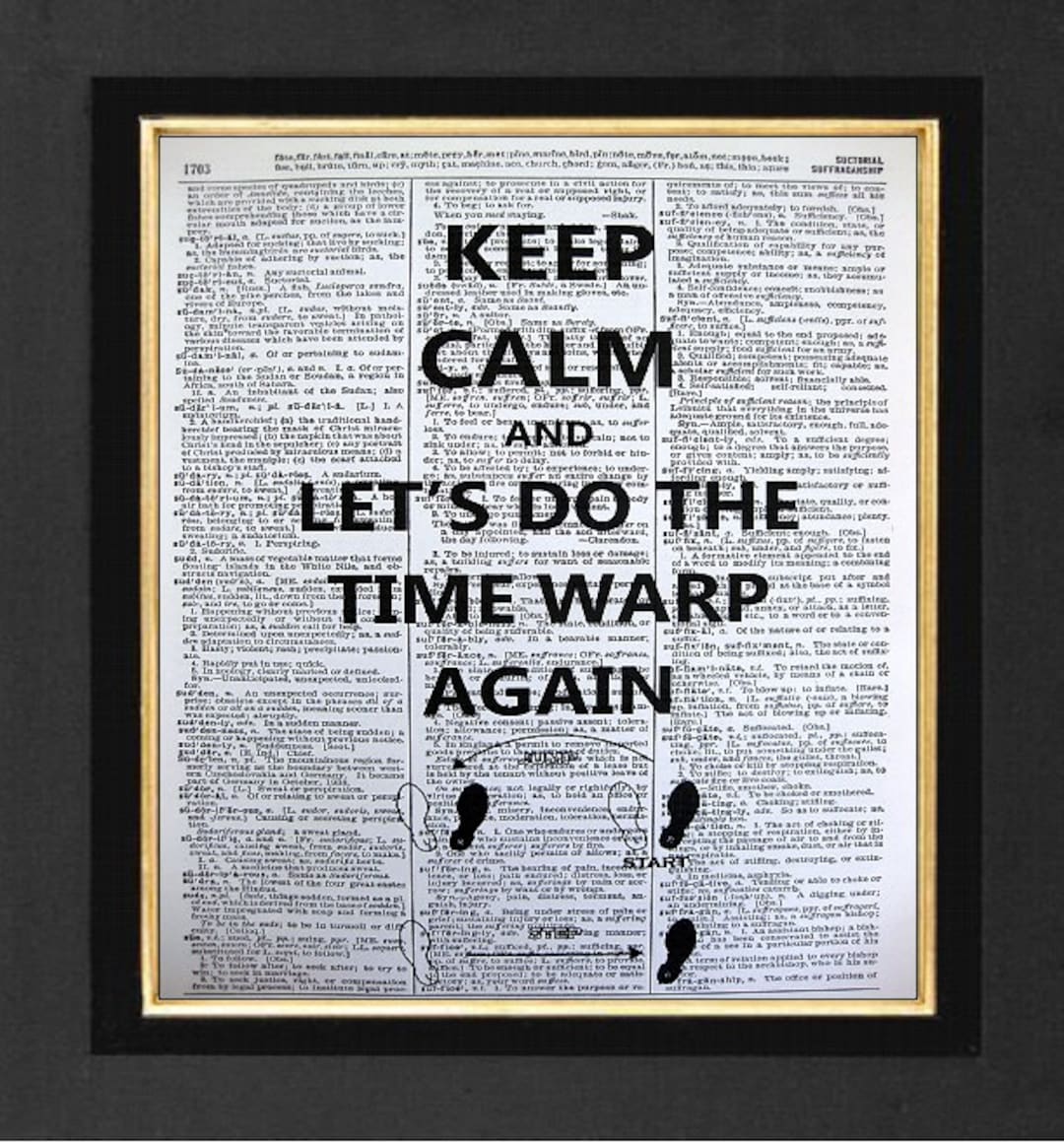 Let's Do the Time Warp Again Keep Calm ~ Rocky Horror Picture Show ...