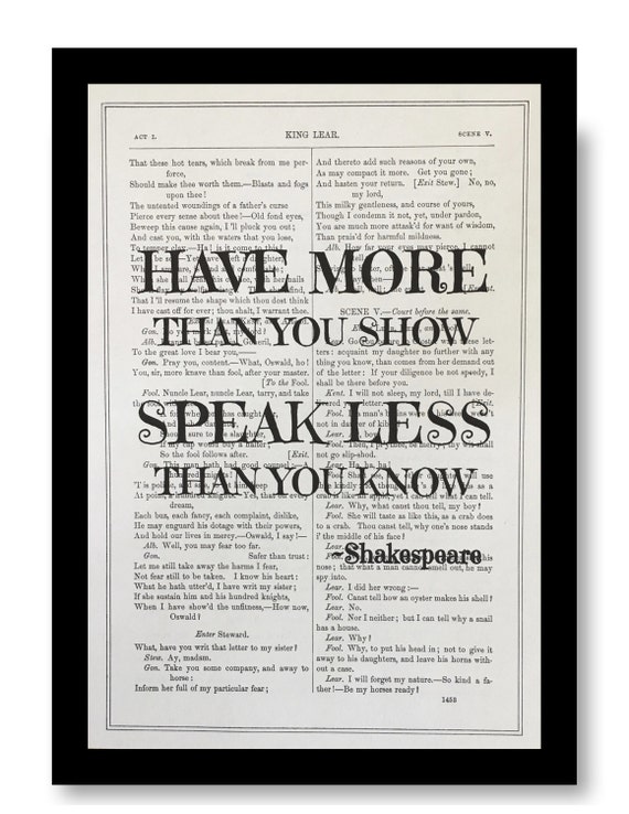 Lear Critical Quotes King Lear Critical Quotes | PDF