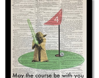 Stormtrooper Golf Humor Golf Art Star Wars Golf Print Golf