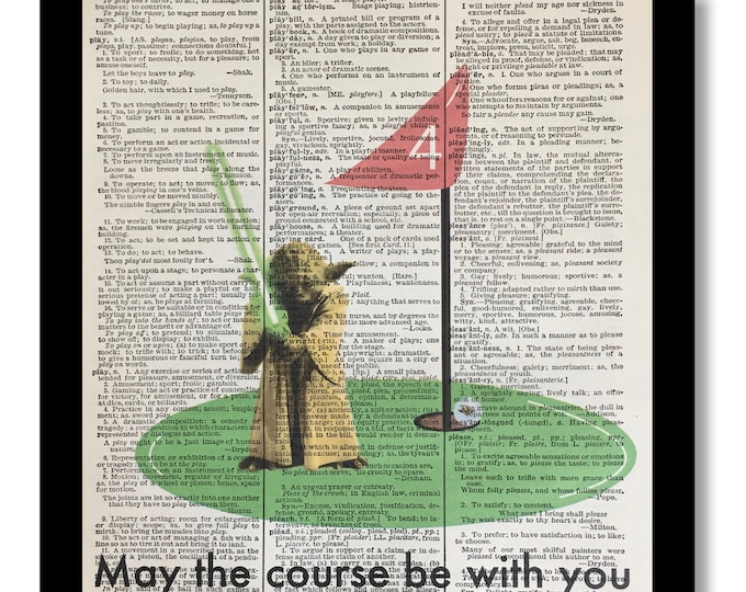 Yoda Golf Humor, Golf Art Star Wars Golf Print, Golf Star Wars, Star ...