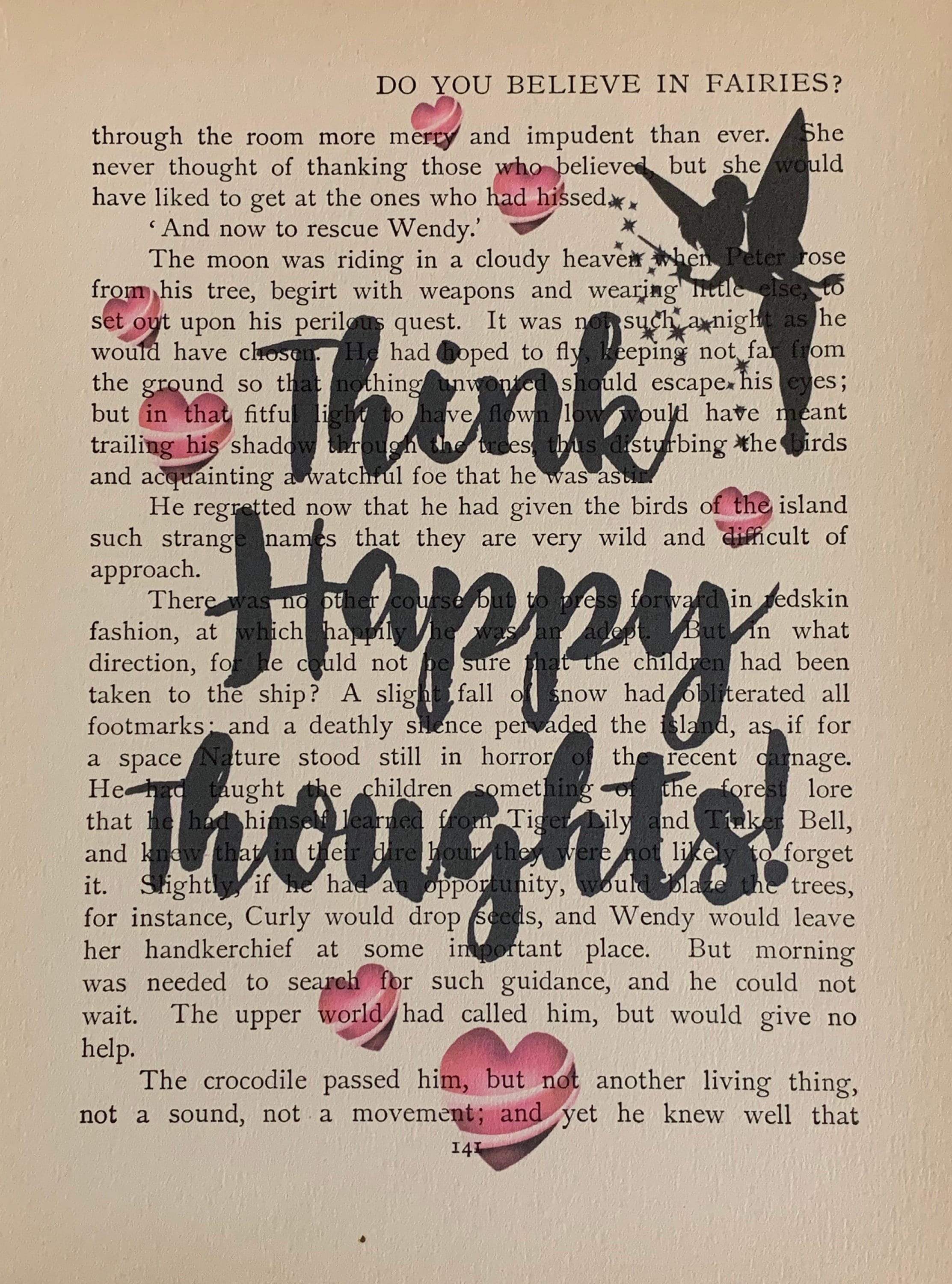 Think Happy Thoughts Peter Pan