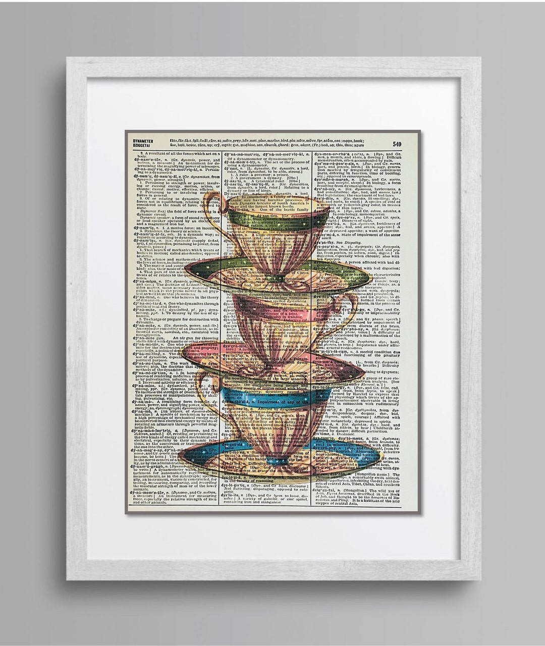Teacups Stacked, Vintage Kitchen Decor,teacup Stacked Print,picture of ...