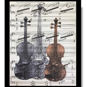 Violin Prints, Music Room Prints, Music Print, Violin, Music Gift Ideas ...