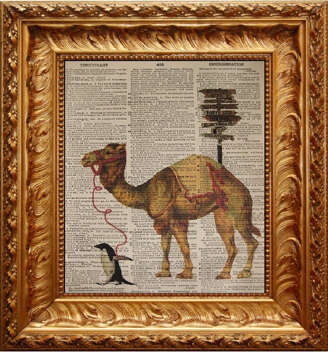 Camel and Penguin Lead The Way Home Camel - Etsy Nederland