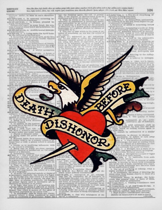 Death Before Dishonor Tattoo Sailor Jerry