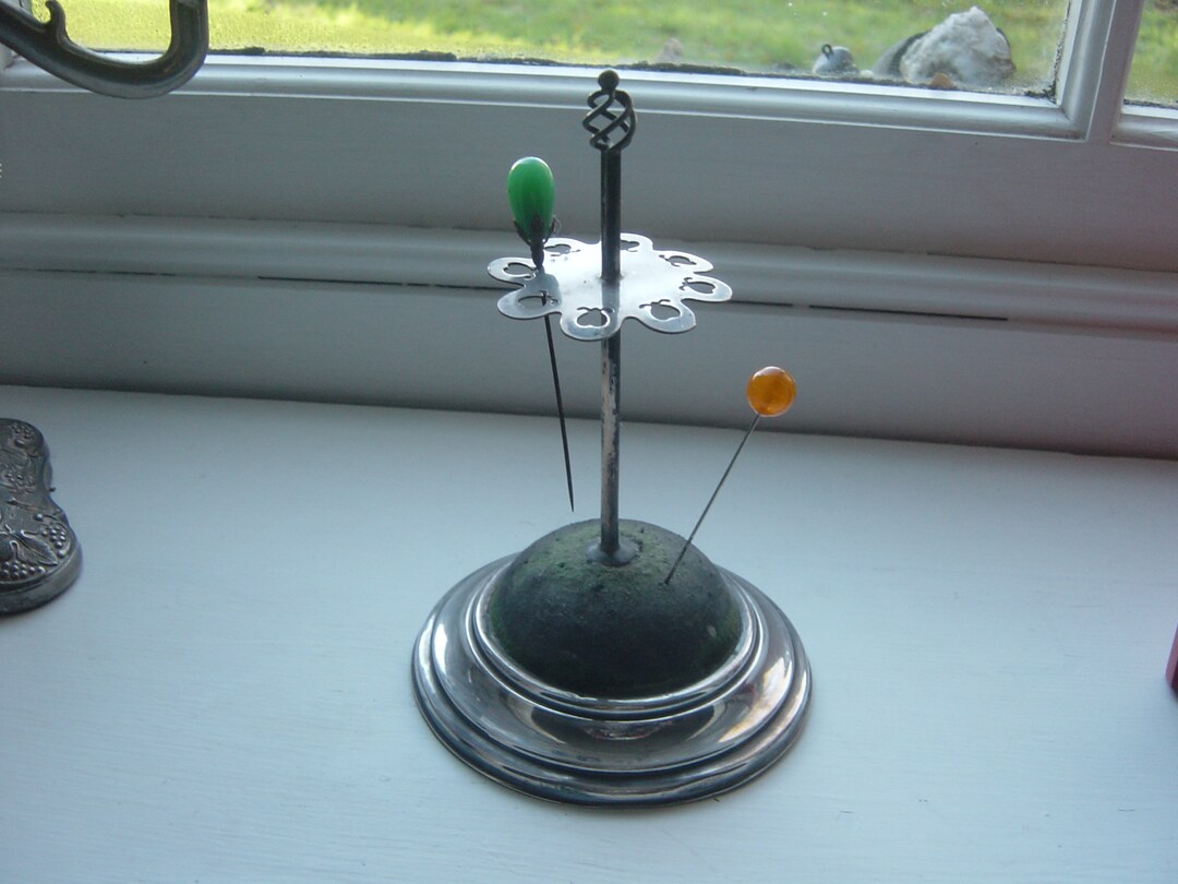 Excellent Antique English Birmingham Silver Hat Pin Stand 1905 - Etsy