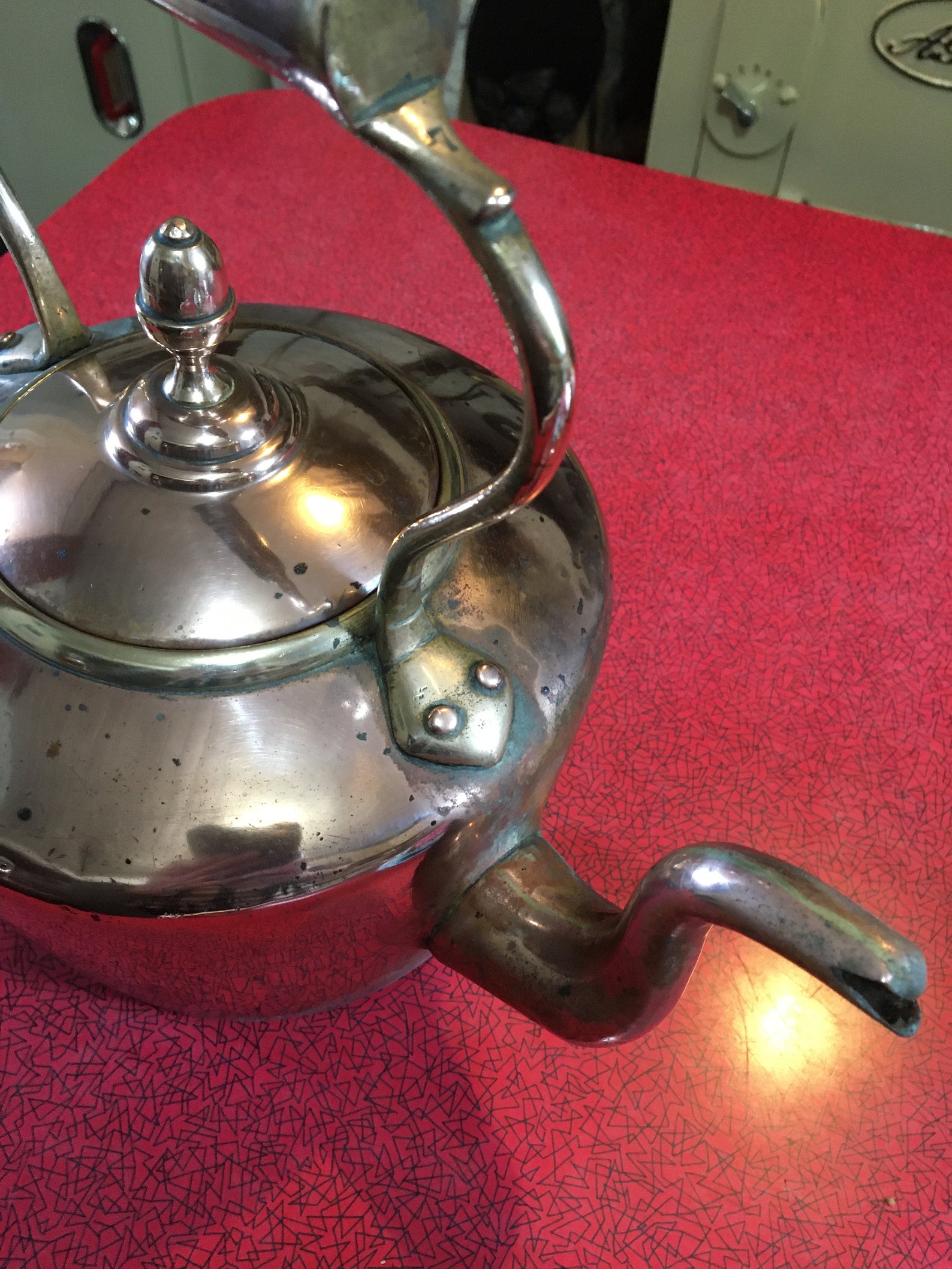 Antique English Large Victorian Copper& Brass Kettle Excellent - Etsy