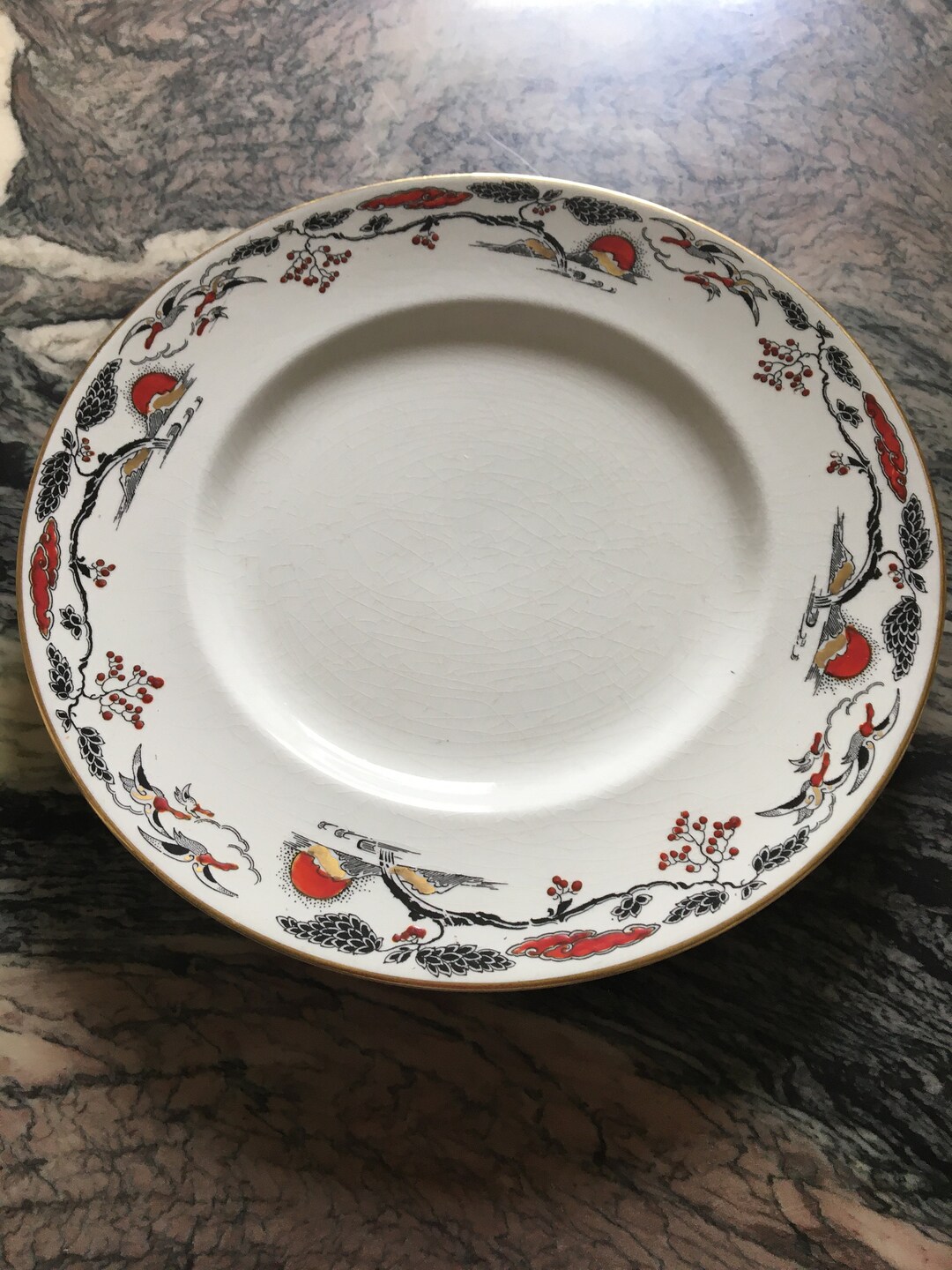 Vintage BOOTHS SILICON CHINA Plates 6 Small 4 Large - Etsy