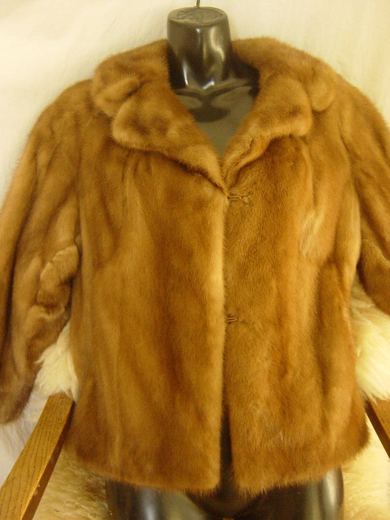 Perfect Vintage Mink Fur Coat Jacket From 1950's Christmas Present ...
