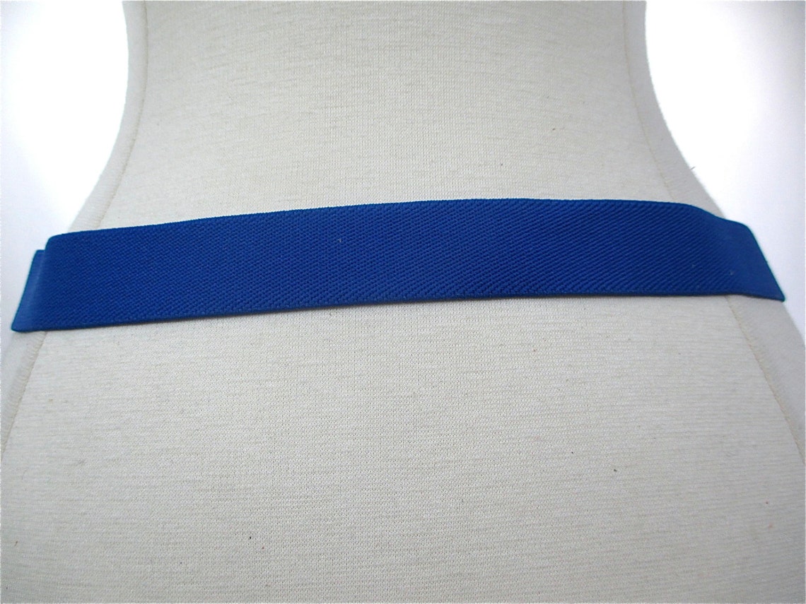 Blue Belt Elastic Belt Waist Belt Waist Cinched Belt Wrap Belt - Etsy