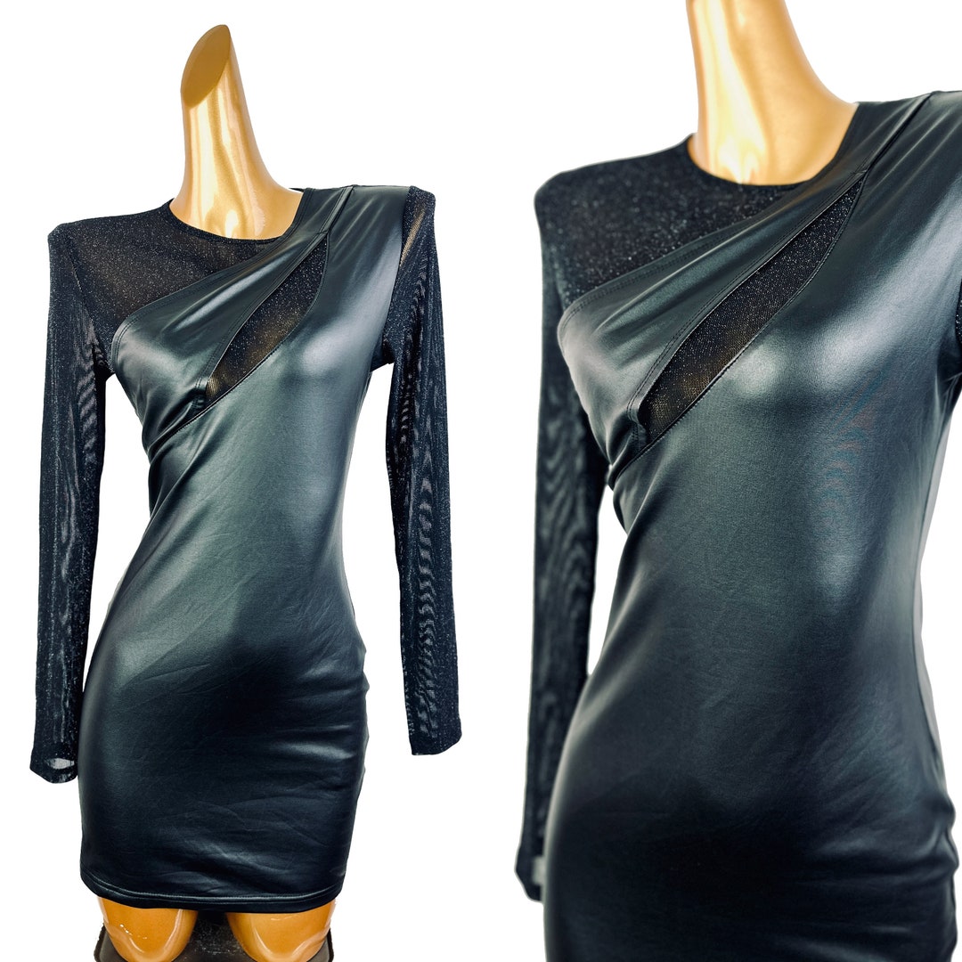 90s Goth Prom Dress Black Dress Formal Gothic Elegant Open Back Dress ...