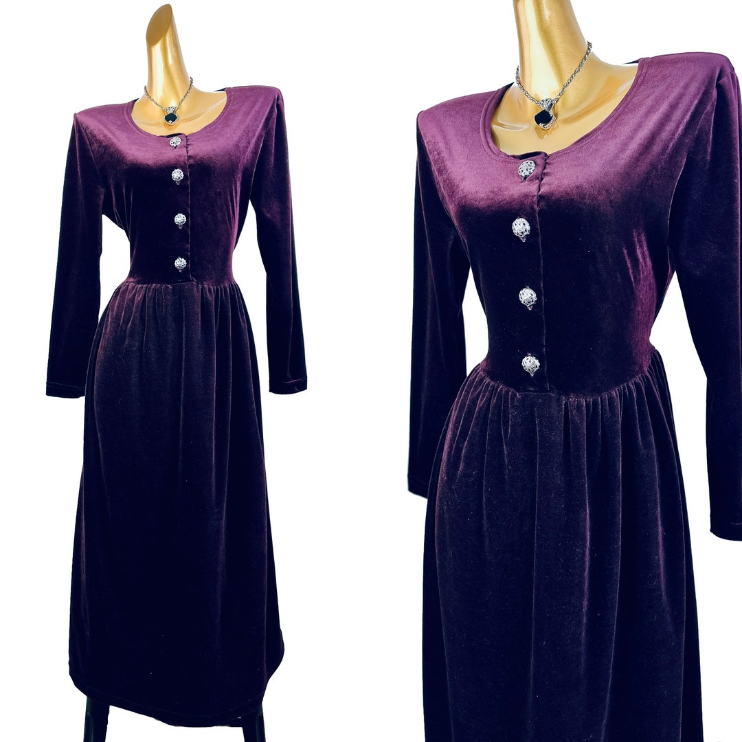 90s Goth Dress Grunge Formal Velvet Party Dress Cocktail Gown - Etsy