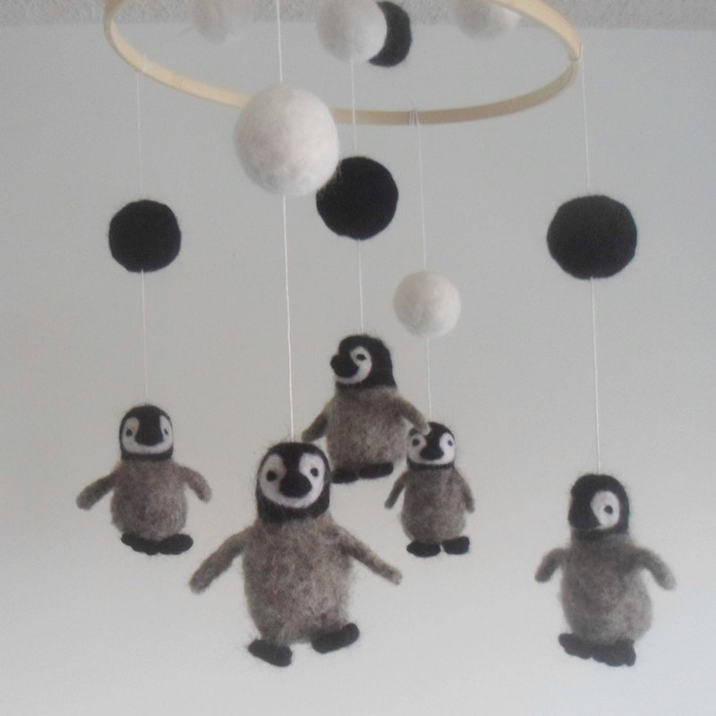 Penguin Baby Mobile - Etsy