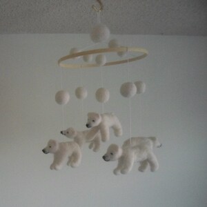 Polar Bear Cub Mobile - Etsy