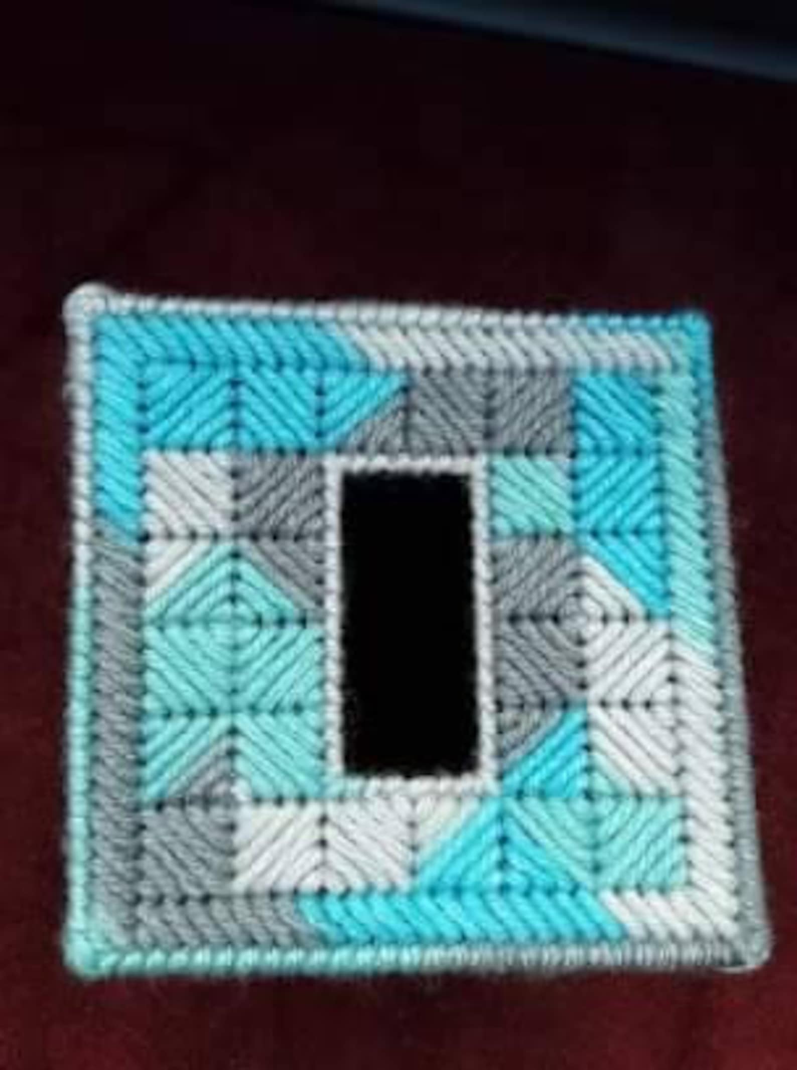 Handmade Plastic Canvas Diamond Back Tissue Cover - Etsy