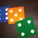 MADE TO ORDER: Handmade Plastic Canvas Dice Coasters - Etsy