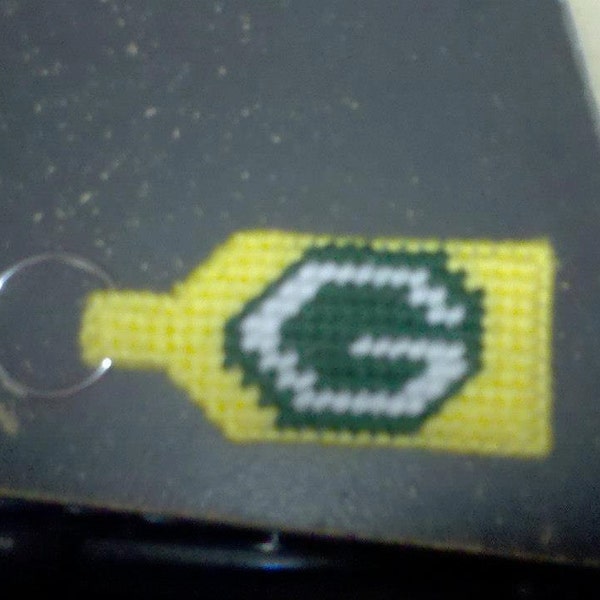 Green Bay Packer Key Chain - Etsy