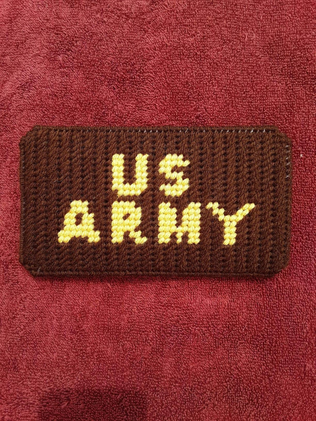 Made to Order: US Army Eyeglass Case Plastic Canvas, Plastic Canvas 7 ...