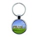 Stonehenge Keychain With Epoxy Dome and Metal Keyring - Etsy