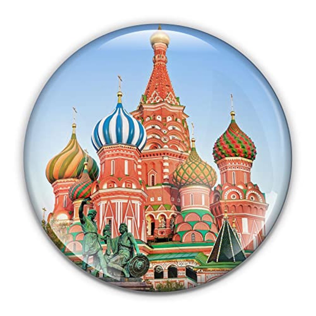 St. Basil Moscow Paperweight in Gift Box, 3 Inch Crystal Dome, Perfect ...