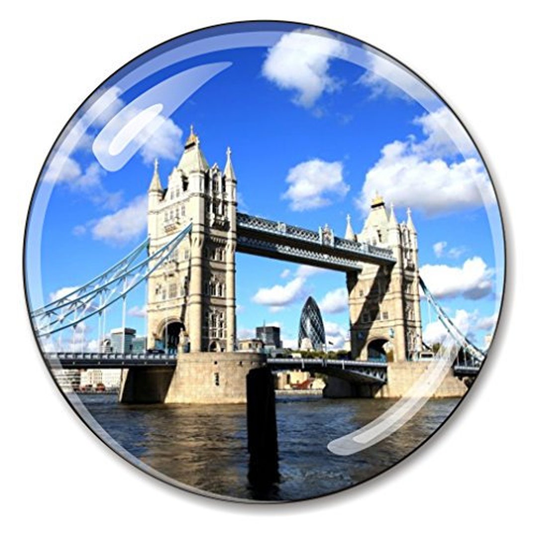 London Tower Bridge Crystal Paperweight - Etsy