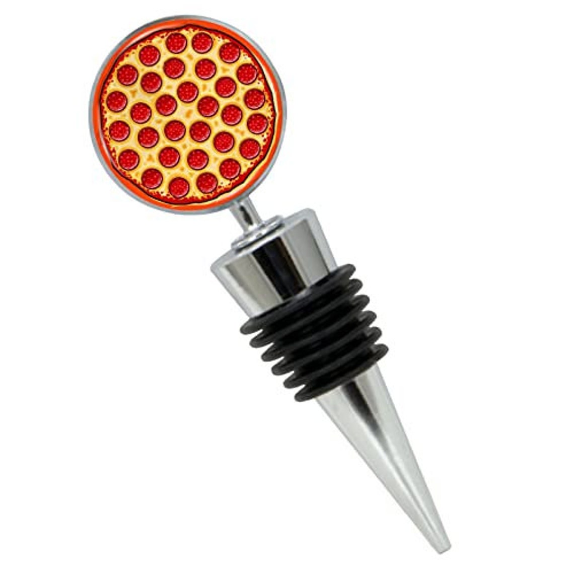 Pepperoni Pizza Wine Bottle Stopper in Gift Box, Perfect for House ...