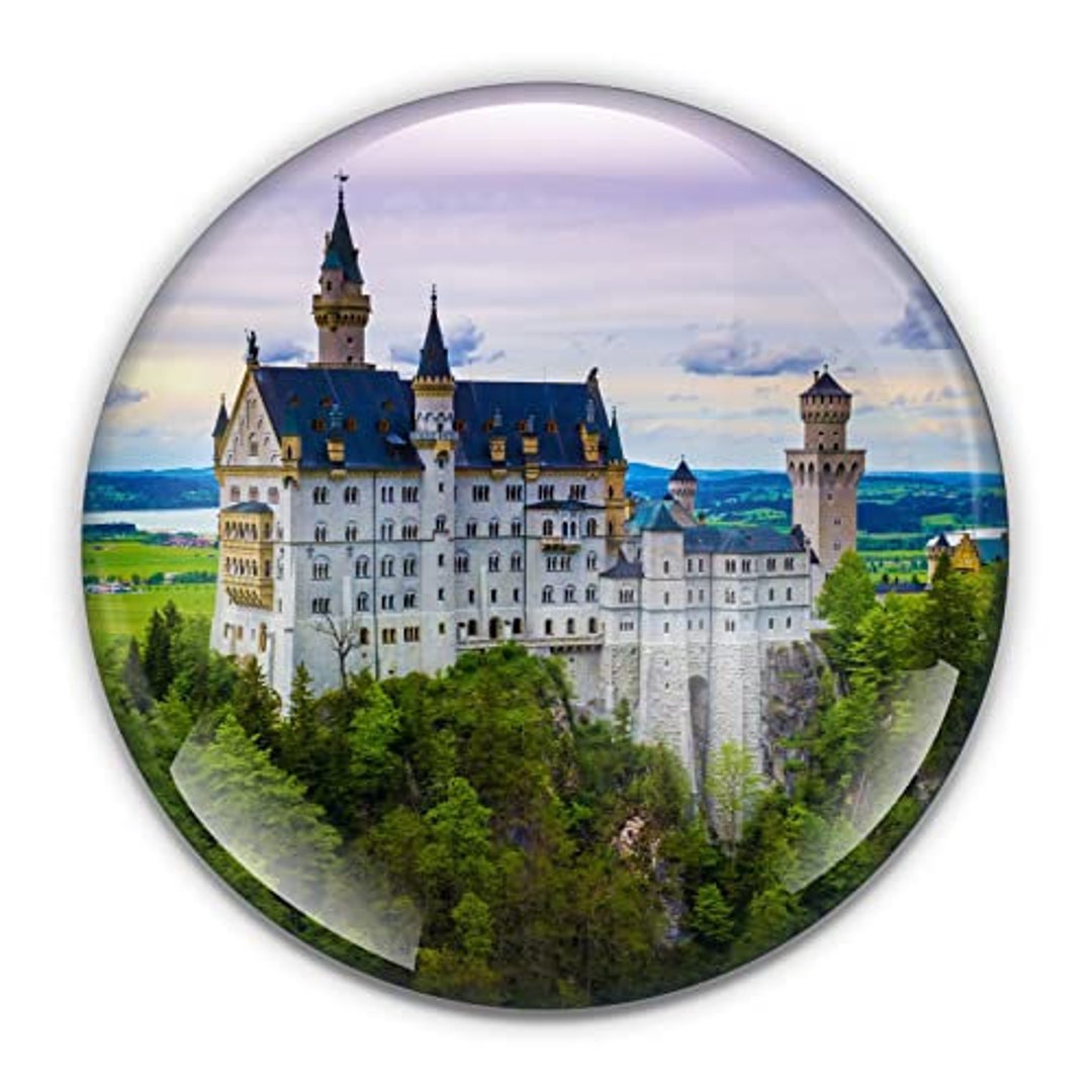 Neuschwanstein Castle Paperweight: 3-inch Crystal Dome, Germany Gift ...