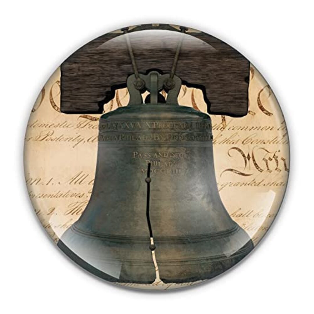 Liberty Bell Paperweight in Gift Box, 3 Inch Crystal Dome, Perfect for ...