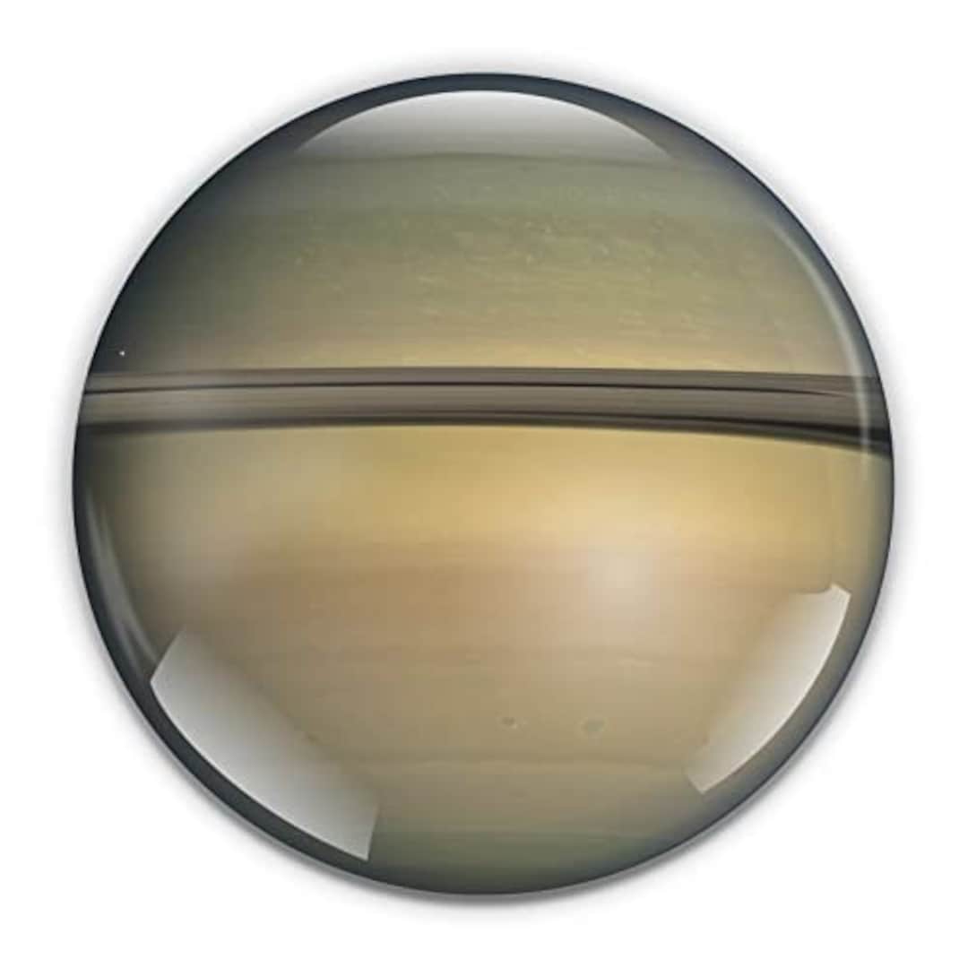 Saturn Paperweight in Gift Box, 3 Inch Crystal Dome, Perfect for House ...