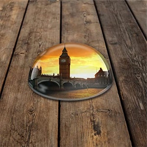 Big Ben Paperweight in Gift Box, 3 Inch Crystal Dome, Perfect for House ...
