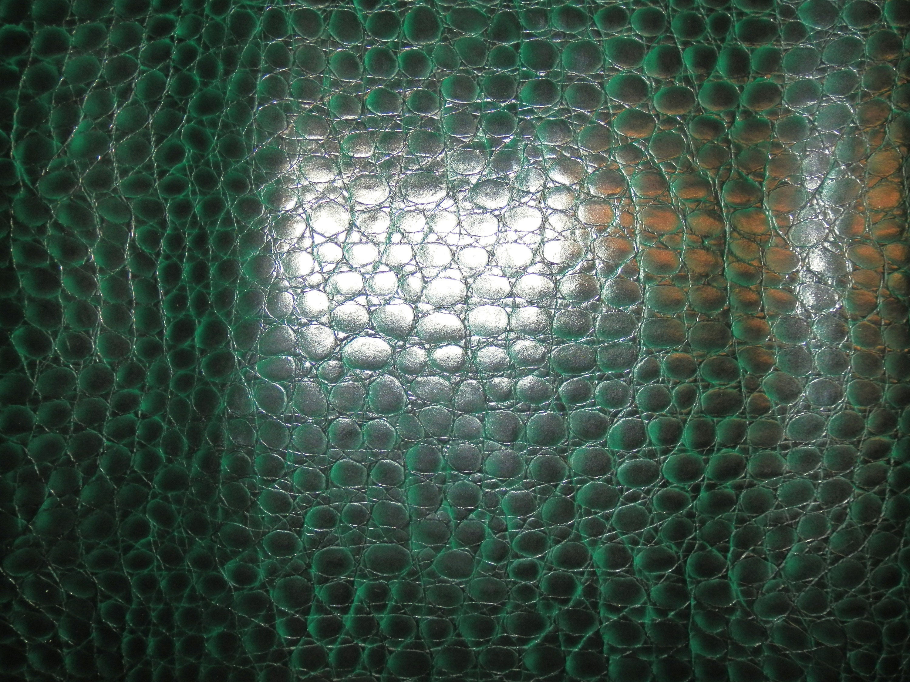 12x24 Dark Green Crocodile Embossed Faux Leather Fabric 2 - Etsy