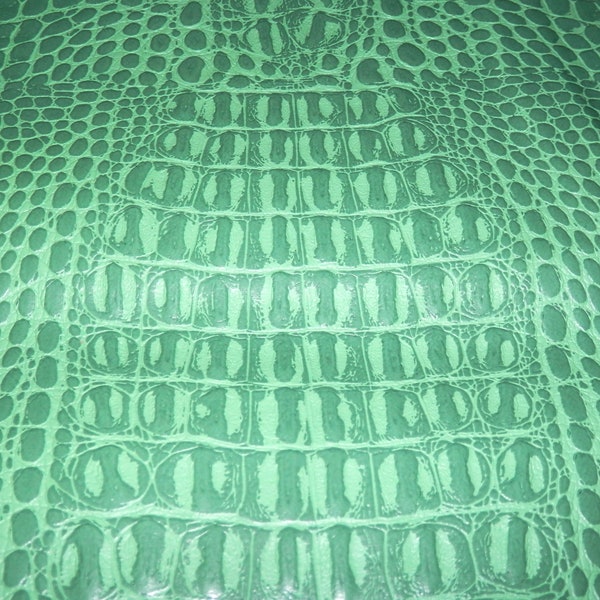 Green Alligator Fabric - Etsy