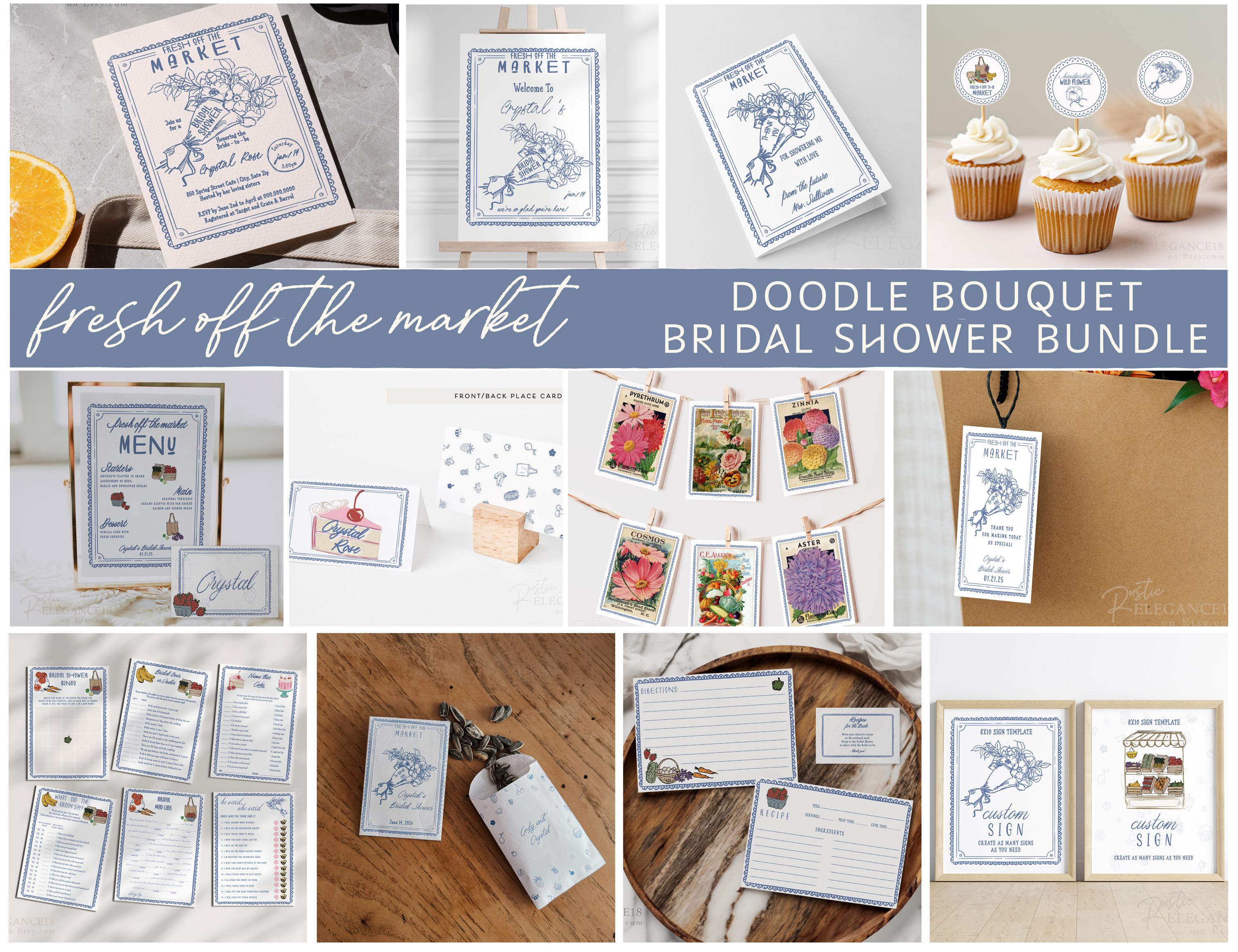 Vintage Flower Seed Packet Banner • Editable Template (digital Download ...