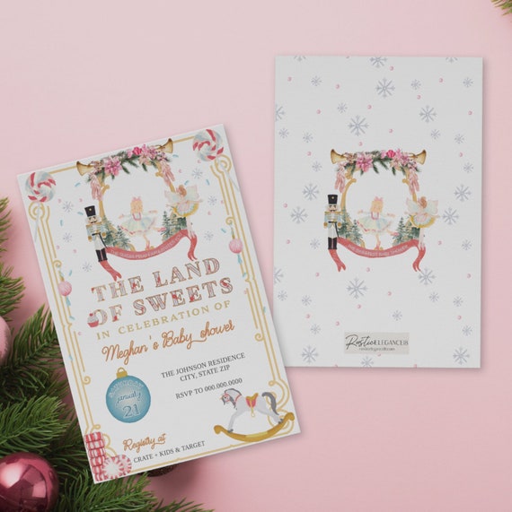 Nutcracker Baby Shower Template Nutcracker Party Instant - Etsy