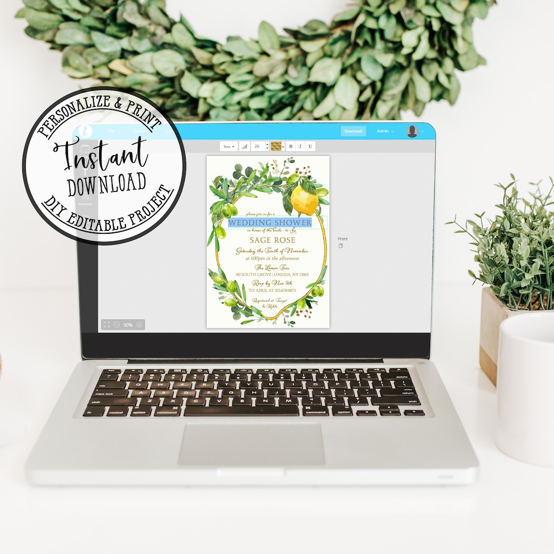Summer Weekend at the Lake Invitation & Itinerary Template ...