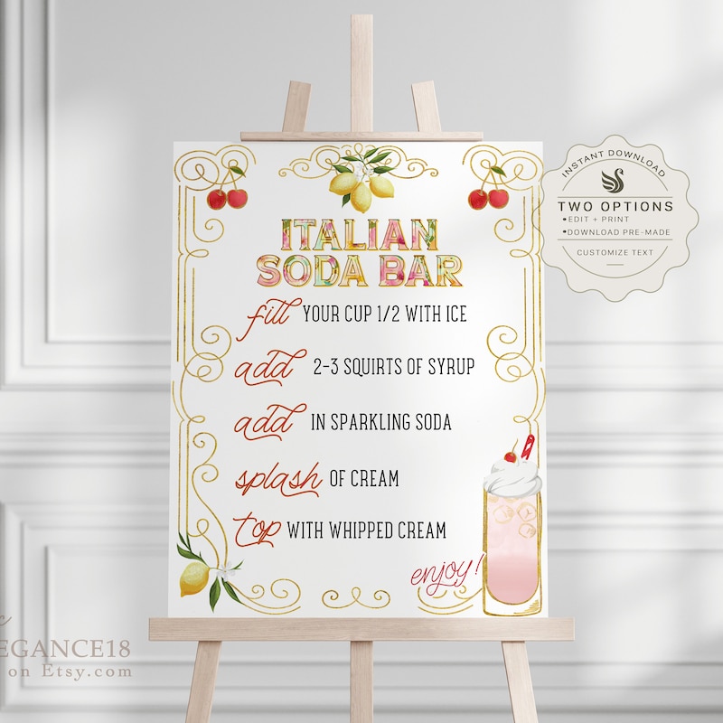 Vertical Bar Sign Italian - Etsy