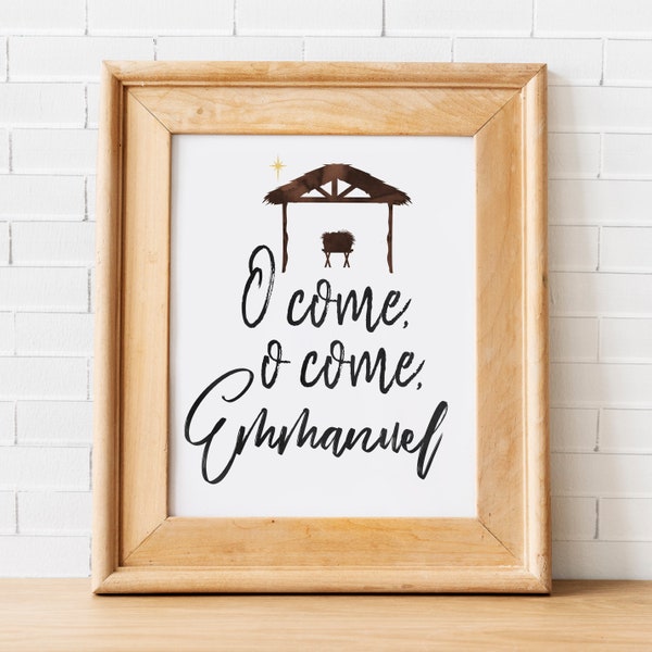 O Come Emmanuel - Etsy
