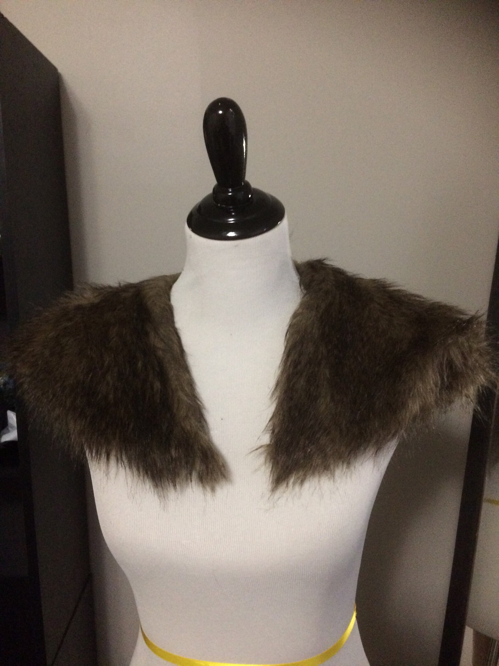 Faux Fur Capelet: Aloy Cosplay LARP Renaissance Festival | Etsy