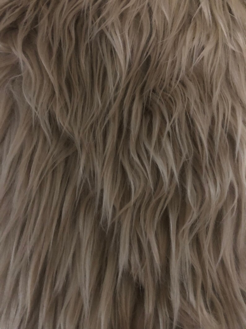 Blonde Faux Fur Viking Ren Faire LARP Cape Capelet Mantle Drape Cosplay ...