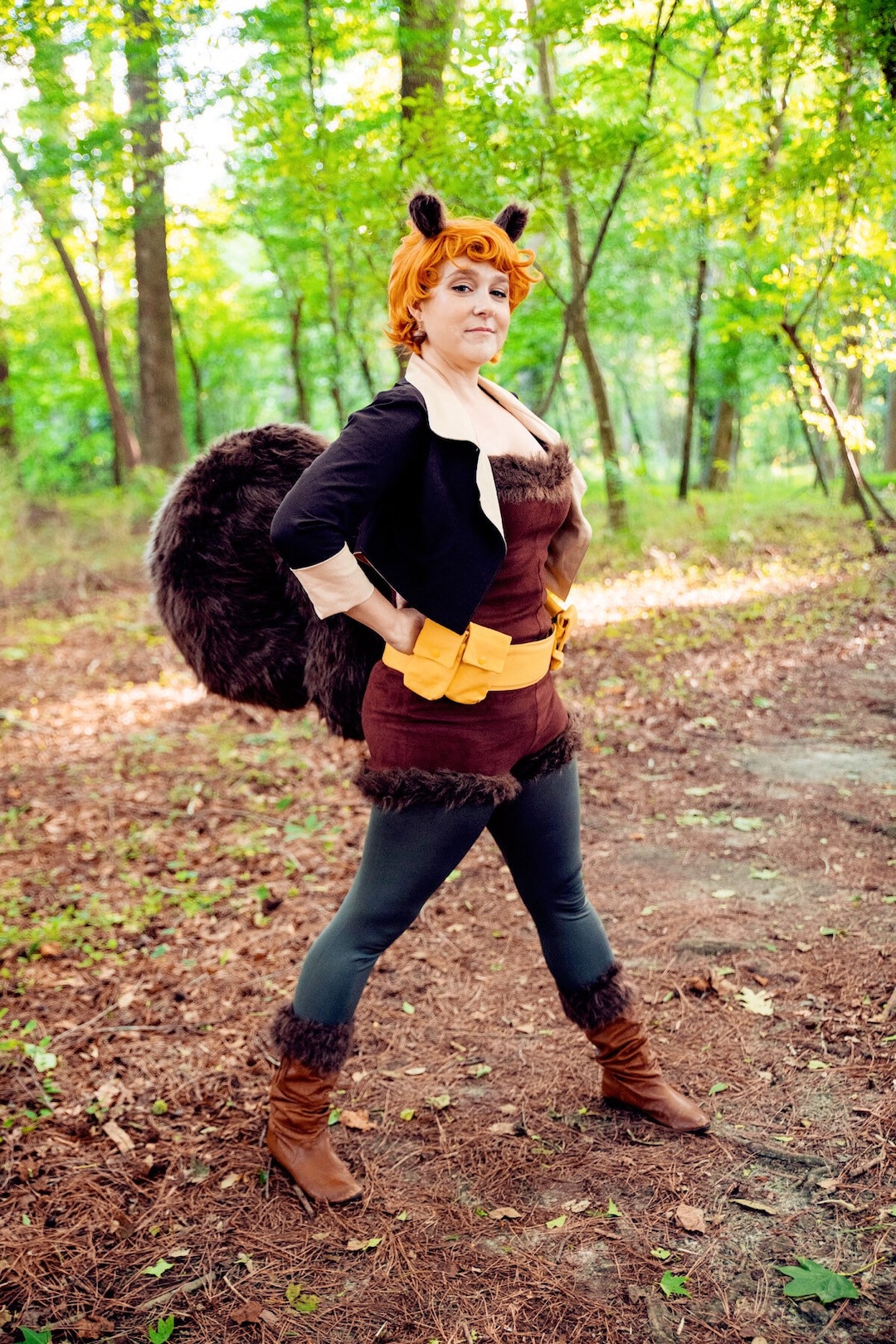 Squirrel Girl Cosplay Set - Tail, Utility Belt, Headband With Ears ...