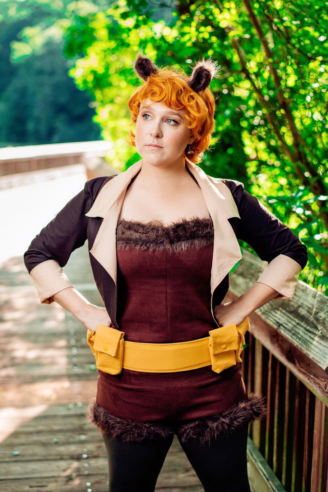 Squirrel Girl Cosplay Set Tail Utility Belt Headband With | Etsy