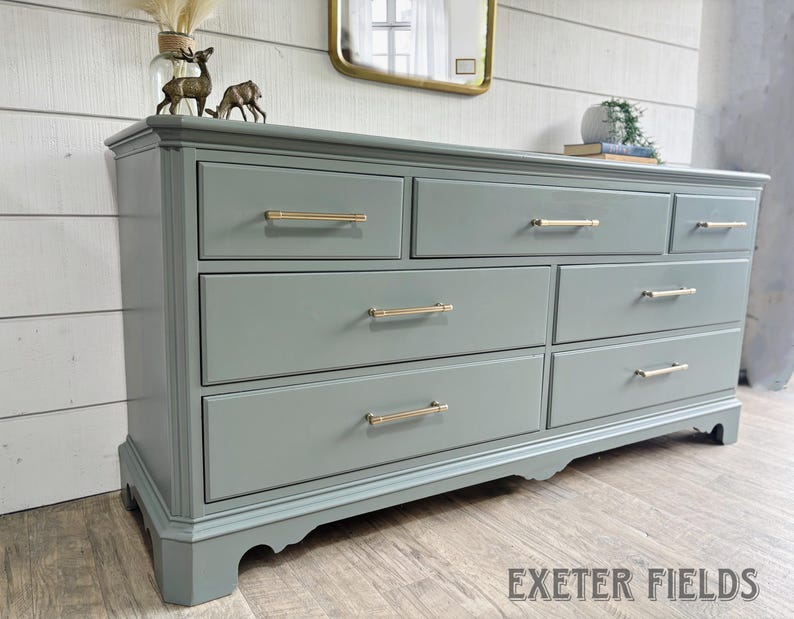 SOLD Refinished High End Drexel Dresser - Etsy