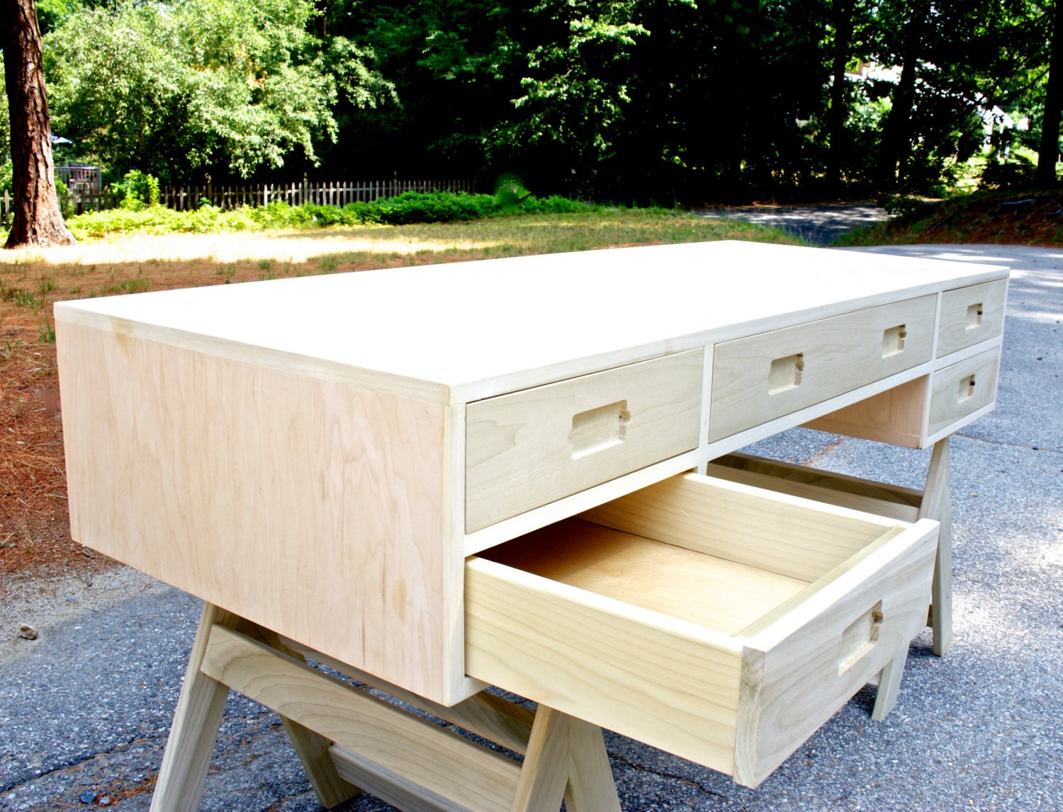 SOLD -custom Campaign Desk - Built to Order - Etsy