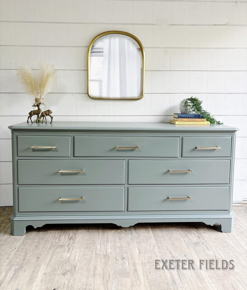 SOLD Refinished High End Drexel Dresser - Etsy