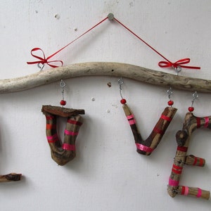 Hanging LOVE Driftwood Sign (made to Order) - Etsy
