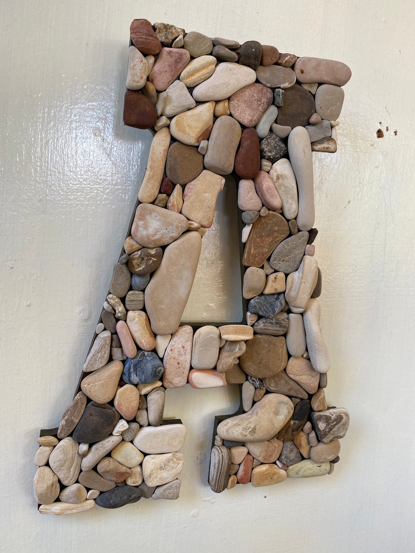 Beach Rock Letterscoastal Home Decor Rustic Letters. Custom - Etsy